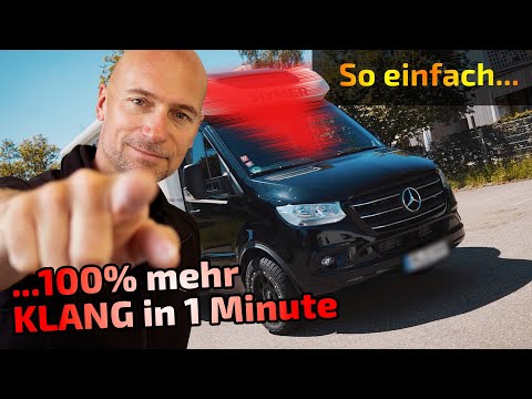 Mercedes Sprinter unfassbar schlechter originaler Klang! | ARS24