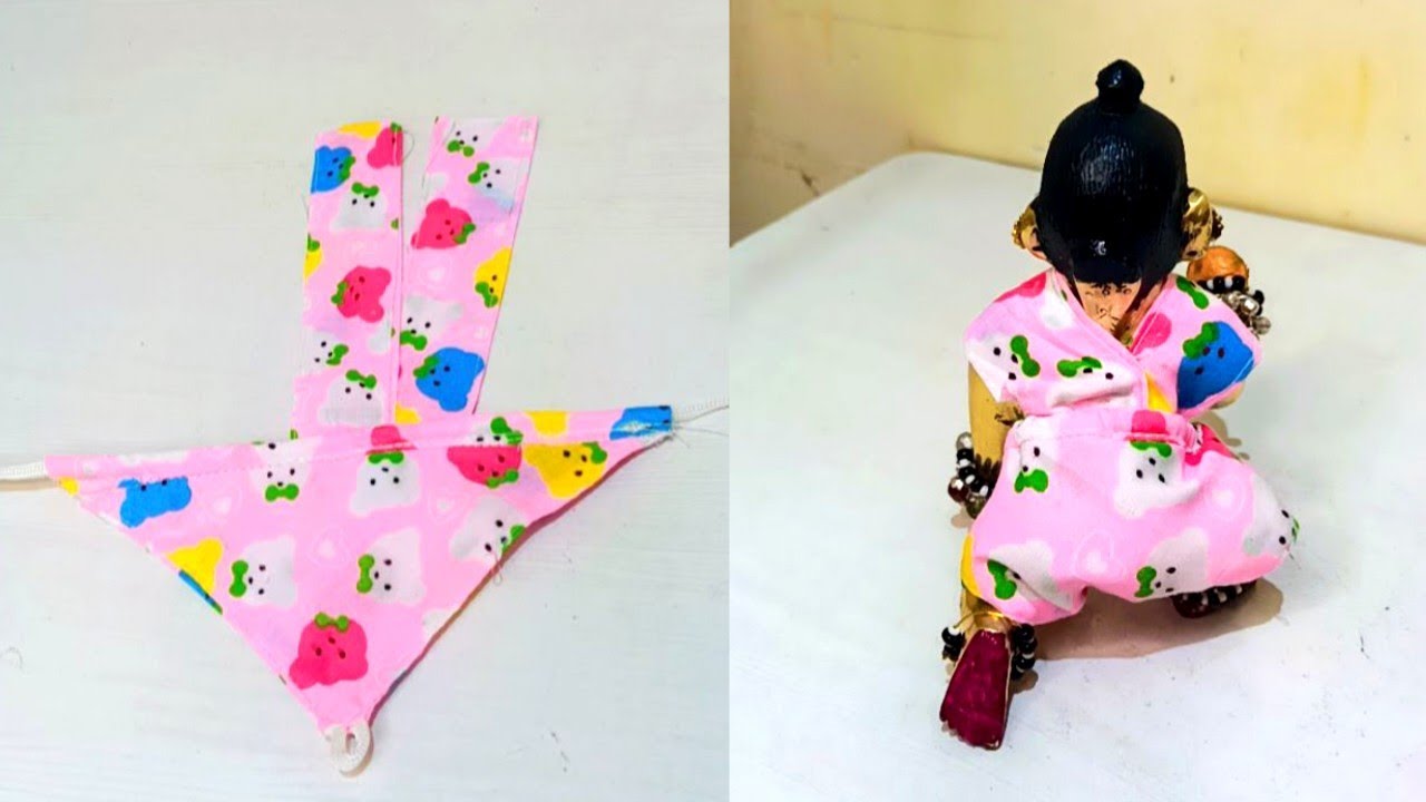 Laddu Gopal Ji ki sammer nappy dress/ summer night dress for Laddu ...
