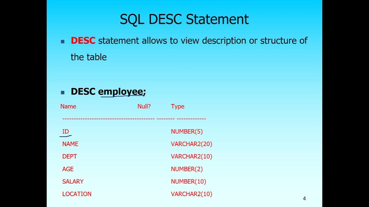 SQL Course (Lecture 7): DDL Statements - Alter , Primary Key - YouTube