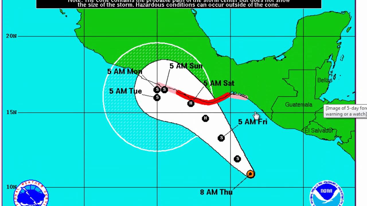 All eyes on Tropical Storm Carlotta - YouTube