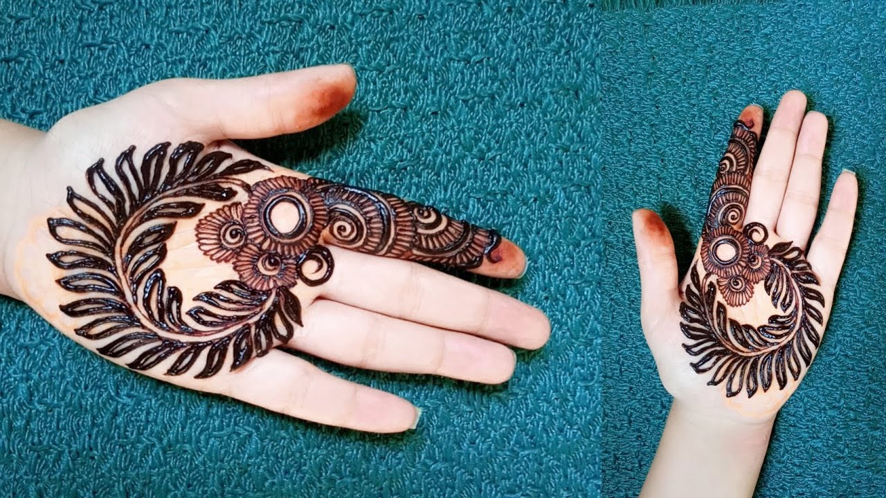 stylish mehndi design | easy mehndi design | mehndi ka design | mehndi ...