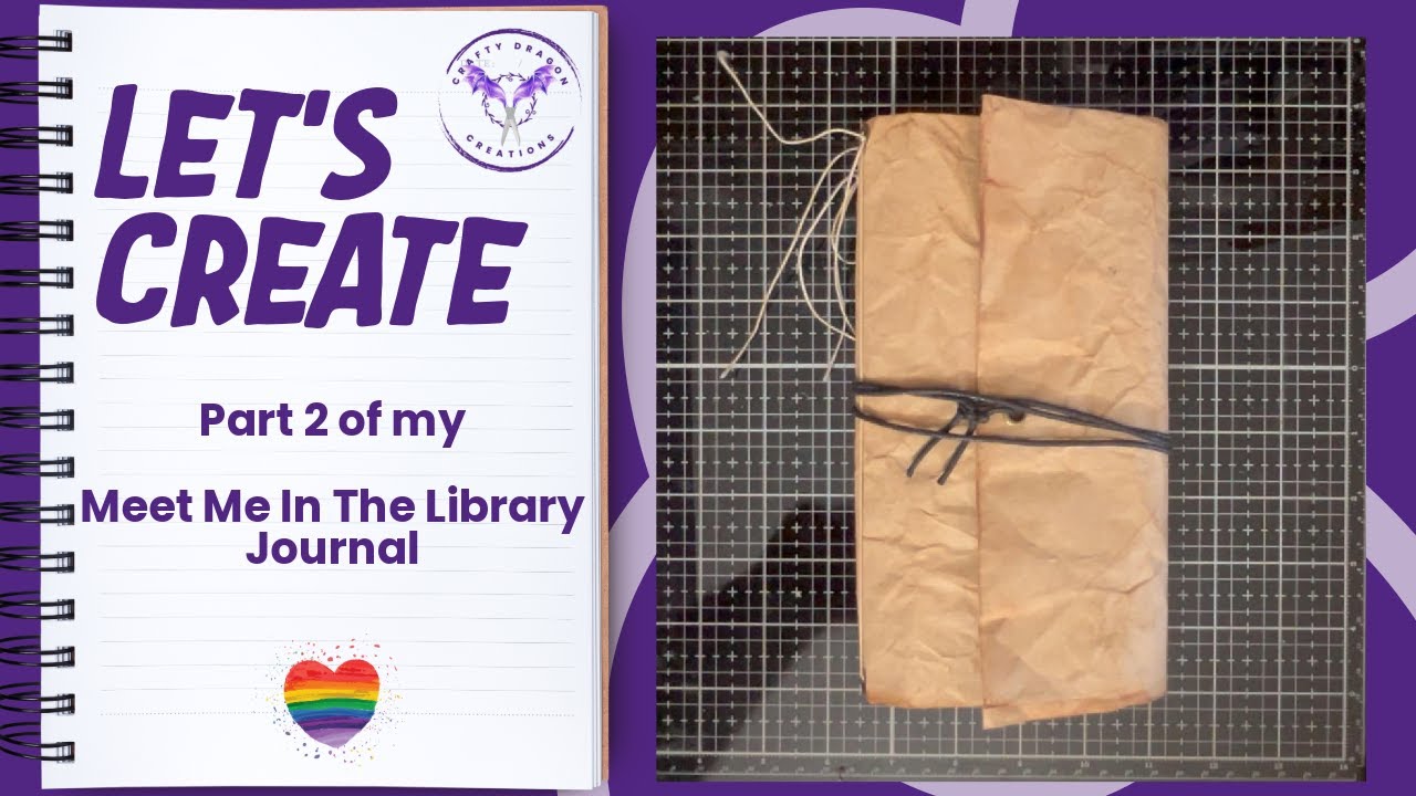 Part 2 working on my newest journal / Meet Me In The Library # ...