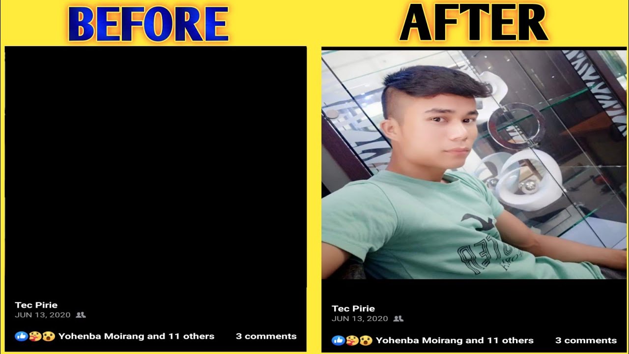 How To Fix Facebook Photo Black Screen Problem // Photo Not Opening On ...