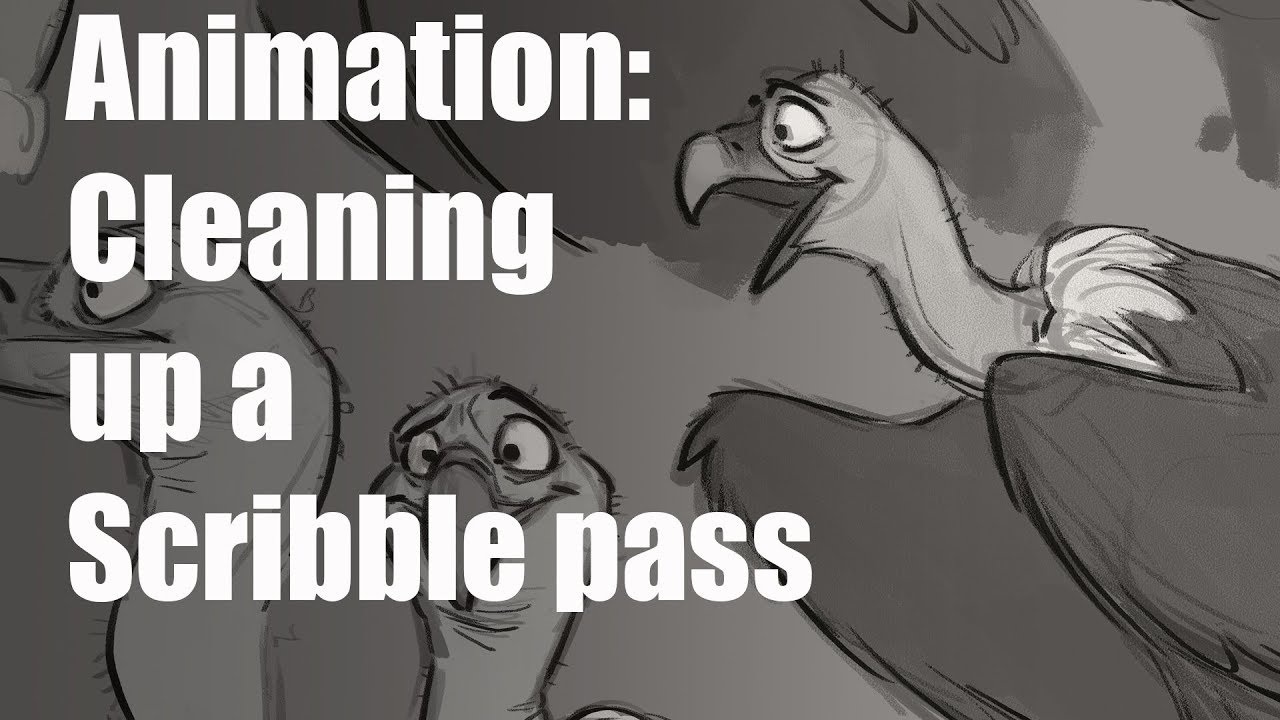 Live Animation - Cleaning up rough drawings - YouTube