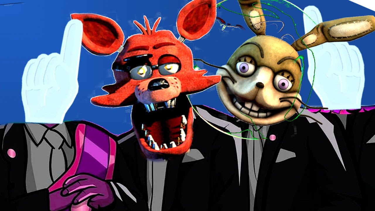 FNAF Foxy & Glitchtrap & Finger & Ball - Coffin Dance (COVER) - YouTube