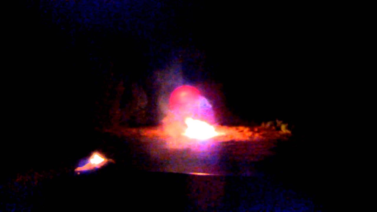 4 firework artillery shell fired without the tube - YouTube