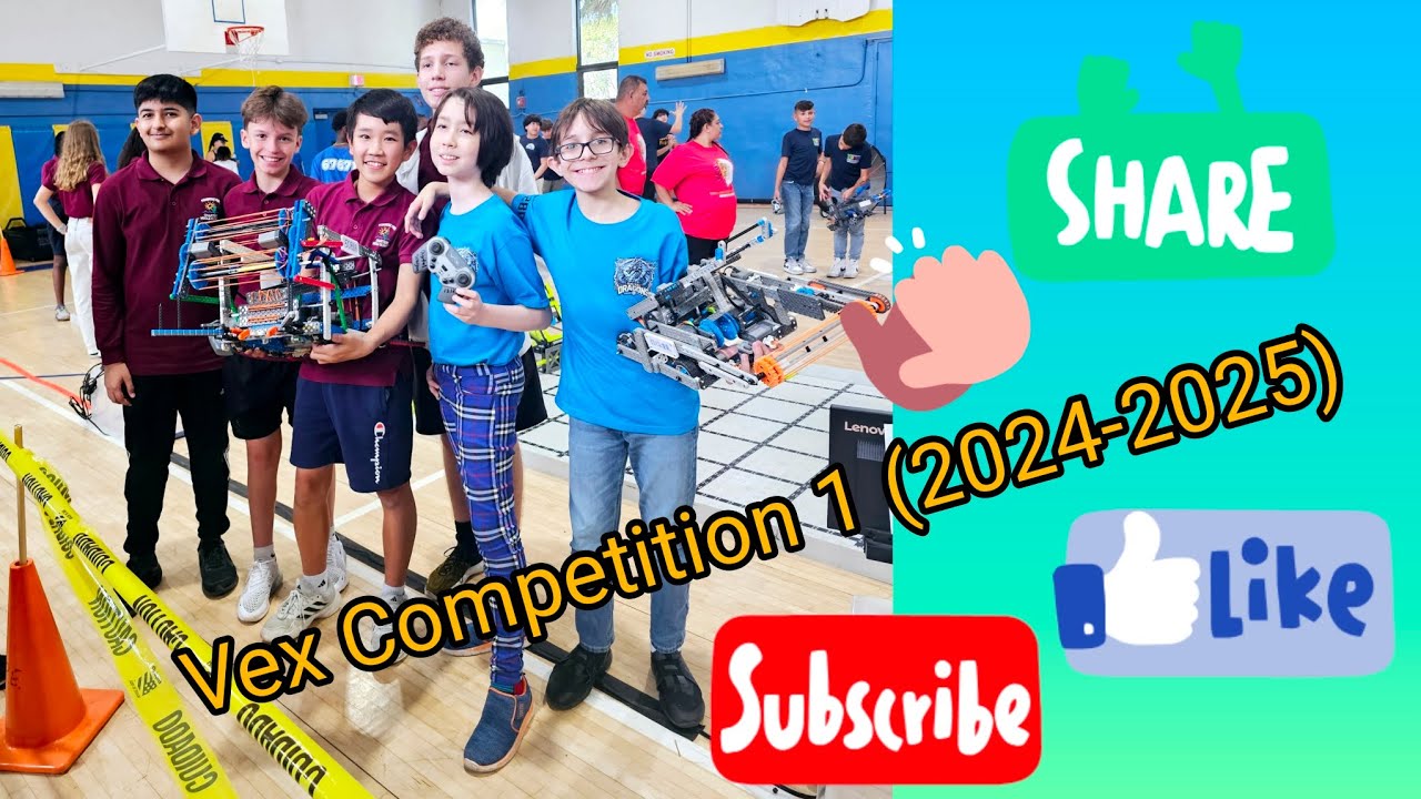 Vex Robot competition (2024-2025) round 1 - YouTube