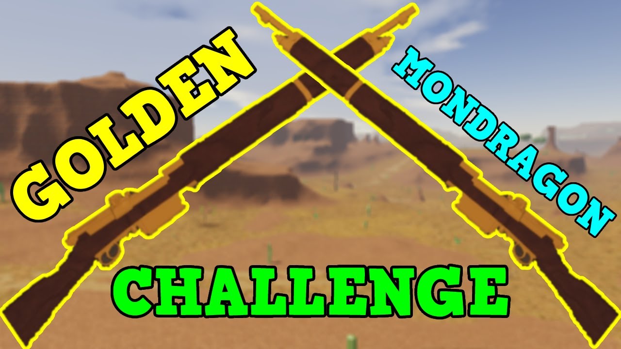 I CAN ONLY USE GOLDEN MONDRAGON RIFLE | ROBLOX | WESTBOUND - YouTube