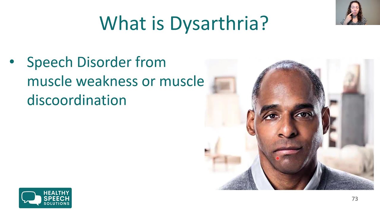 Lecture 8: Understanding Dysarthria (An explanation of slurred speech ...