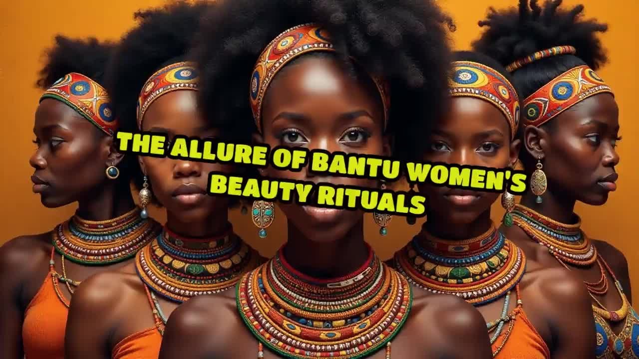 The Allure of Bantu Women's Beauty Rituals - YouTube
