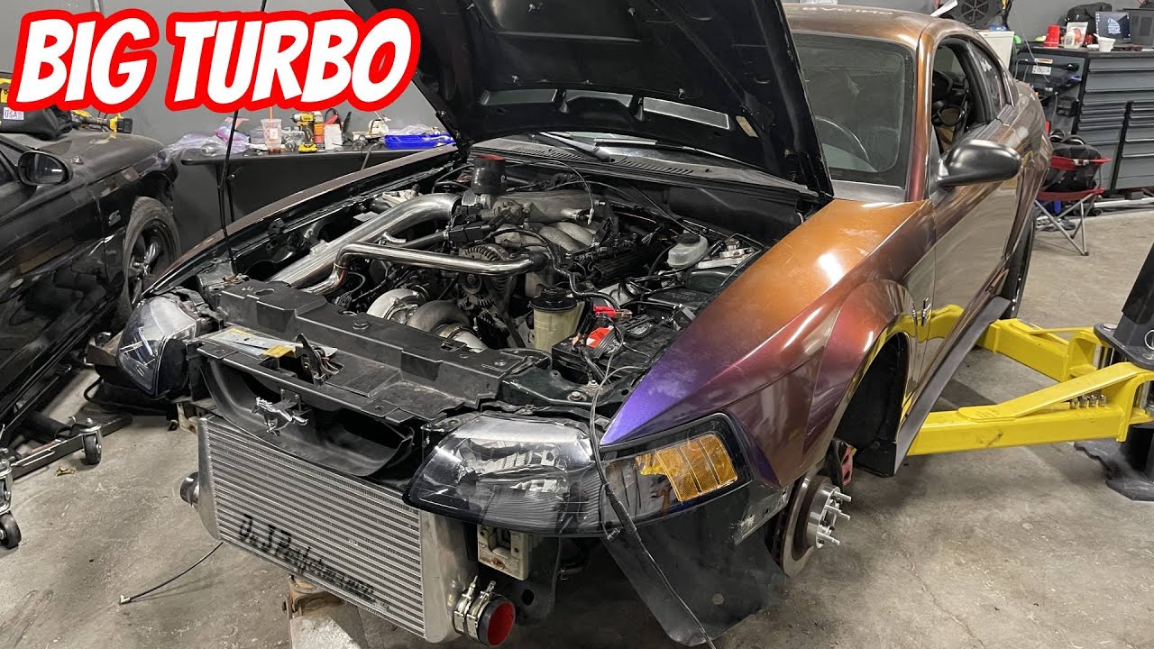 Big Single Turbo Kit is in! Turbo Bullitt almost ready! - YouTube