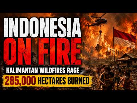Indonesia Wildfires Rage Across Kalimantan | 285,000 Hectares Burned | World