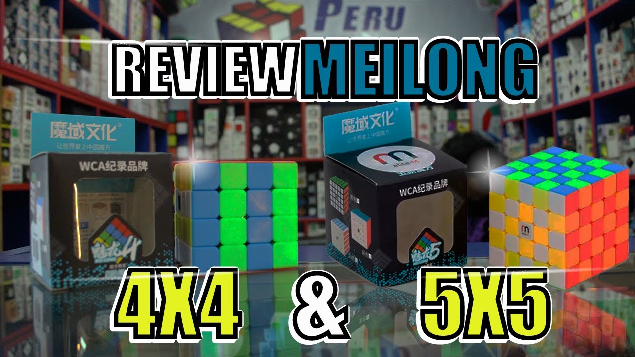 Meilong 4x4, 5x5 Review en español | Speedcuber Perú - YouTube