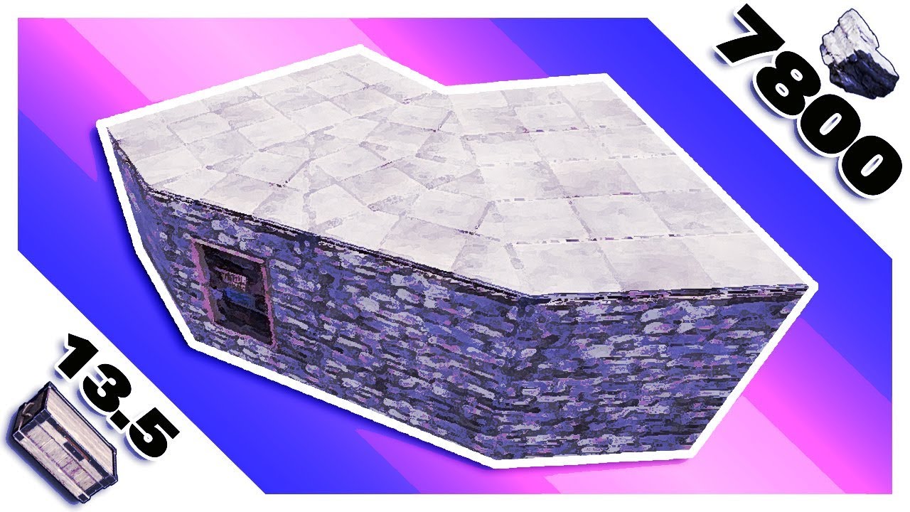 Rust Trio Starter Base | Lots of Loot Room - YouTube
