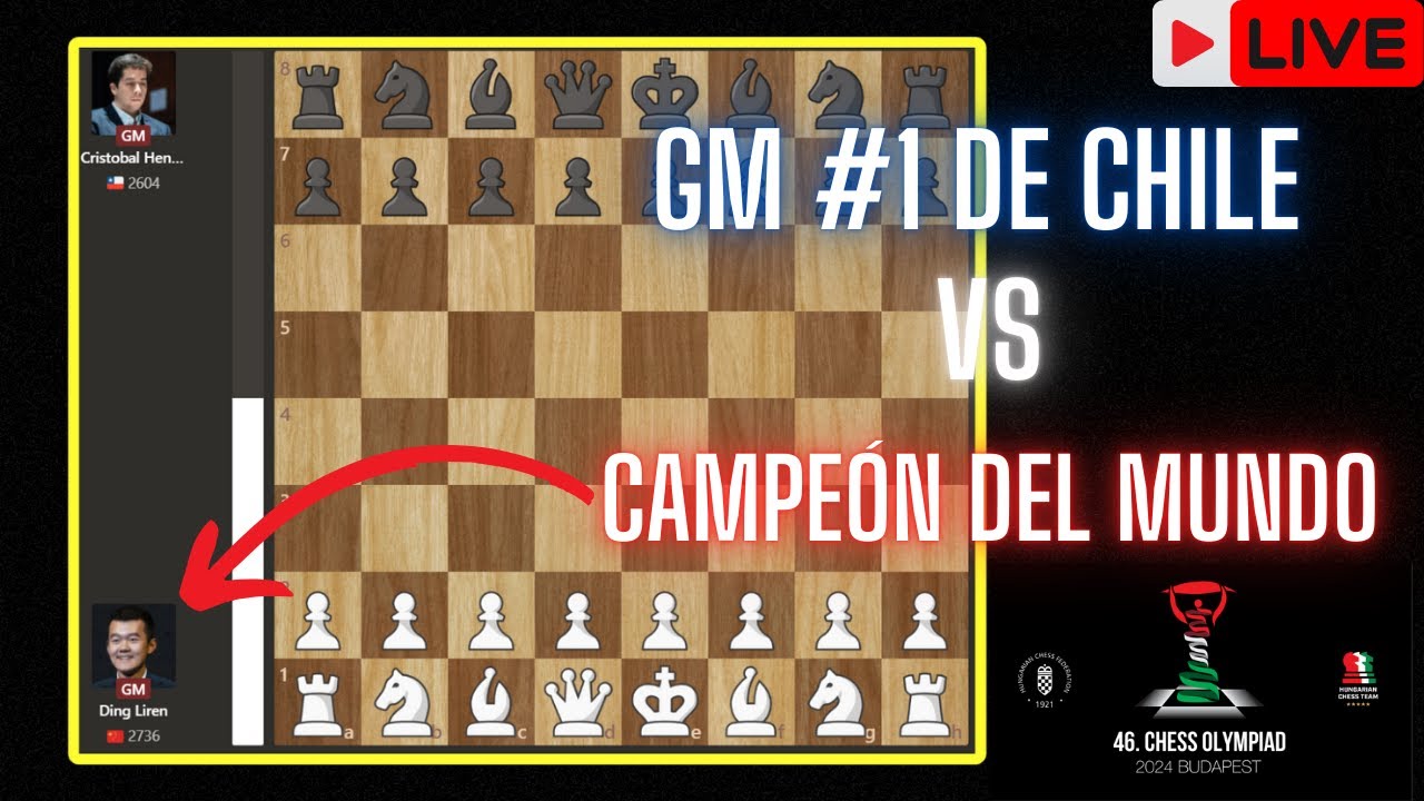 🔴CHILE VS CHINA || OLIMPIADA MUNDIAL DE AJEDREZ BUDAPEST 2024 EN VIVO ...