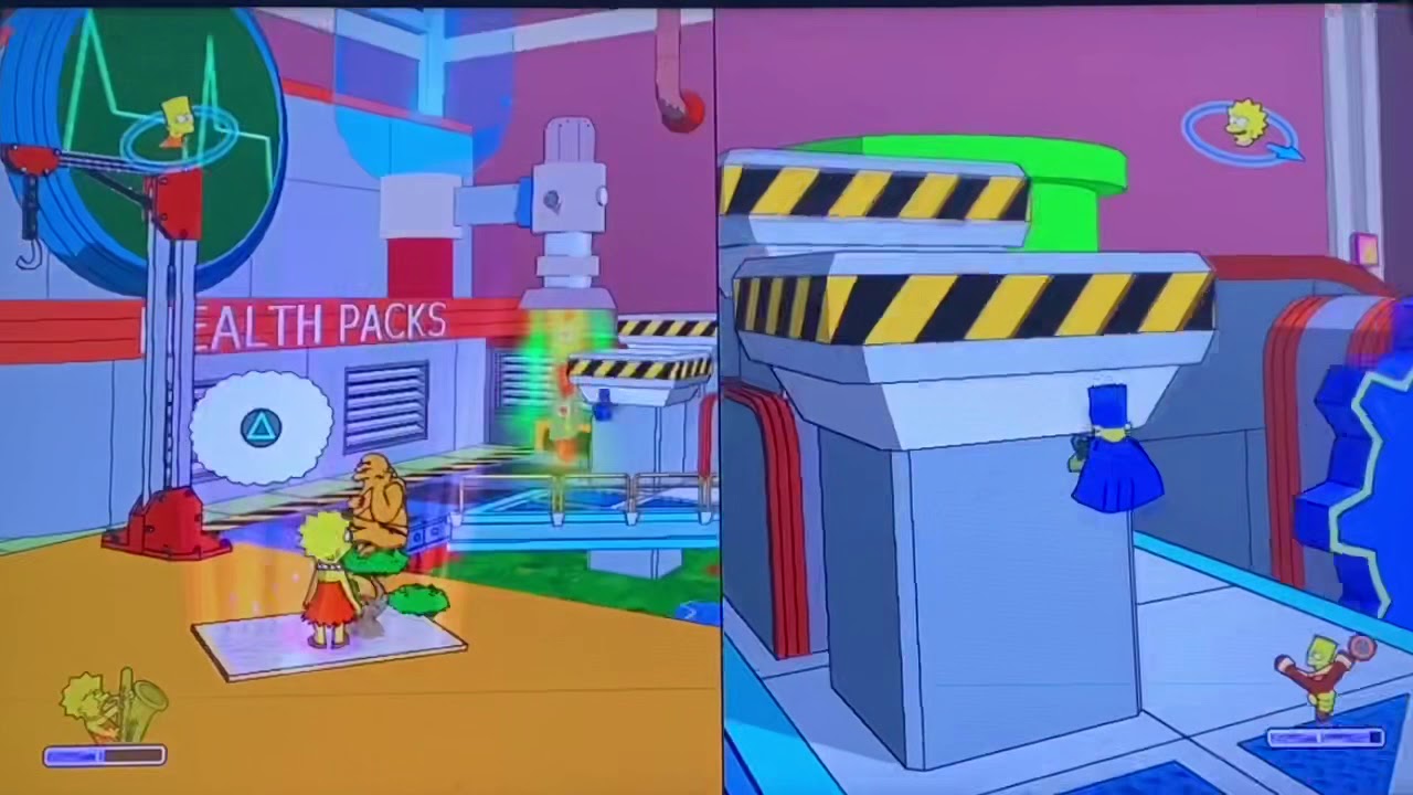 The Simpsons Game Gameplay #6: Into the Game engine - YouTube