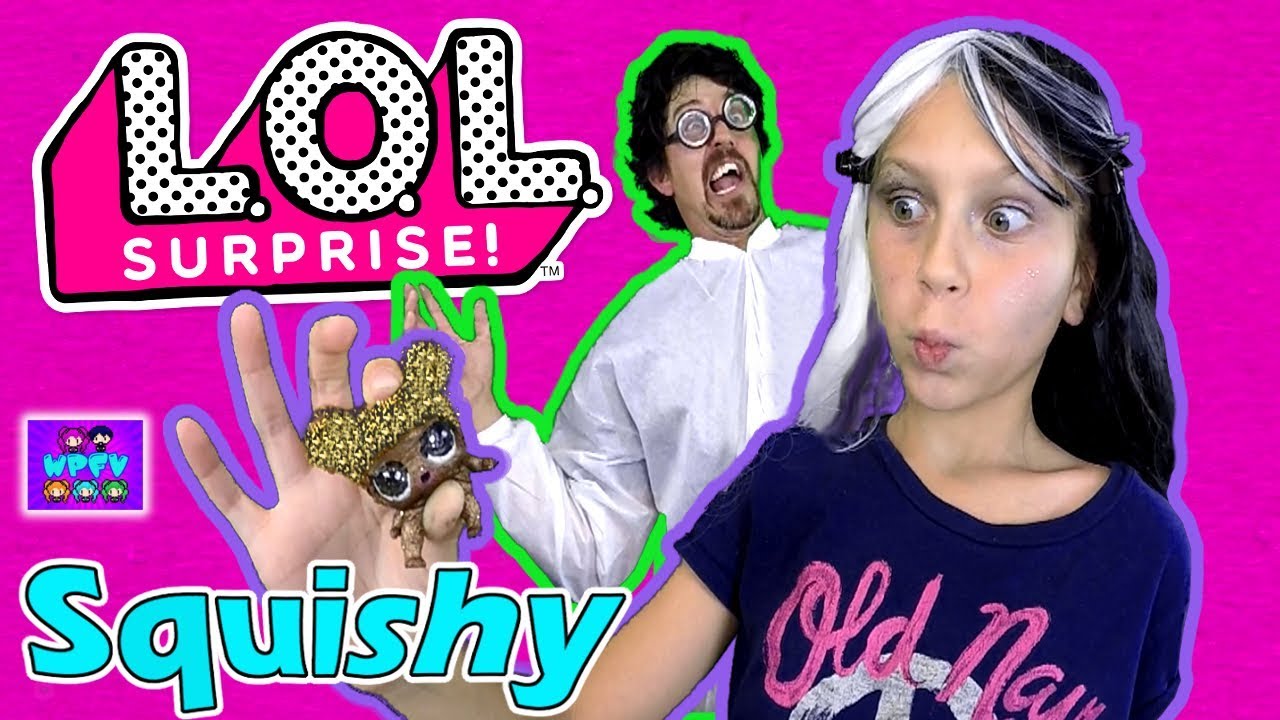 DIY SQUISHY LOL SURPRISE DOLLS - QUEEN BEE GLITTER - SIS VS SIS L.O.L ...