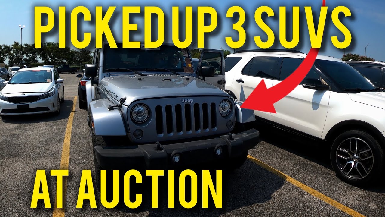 PICKING UP 3 CARS AT MANHEIM ONLINE AUTO AUCTION! DRIVING INSIDE ...