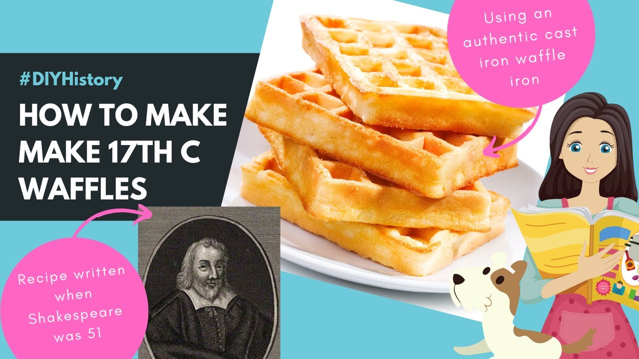 How to Make Waffles from 1615 - YouTube