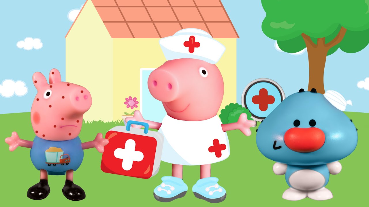 Toy Learning Video for Kids | Peppa Pig the Caring Doctor | 4 min - YouTube