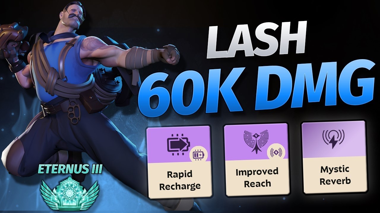 Lash: SPIRIT DAMAGE Build, Eternus Ranked Deadlock Replay - YouTube