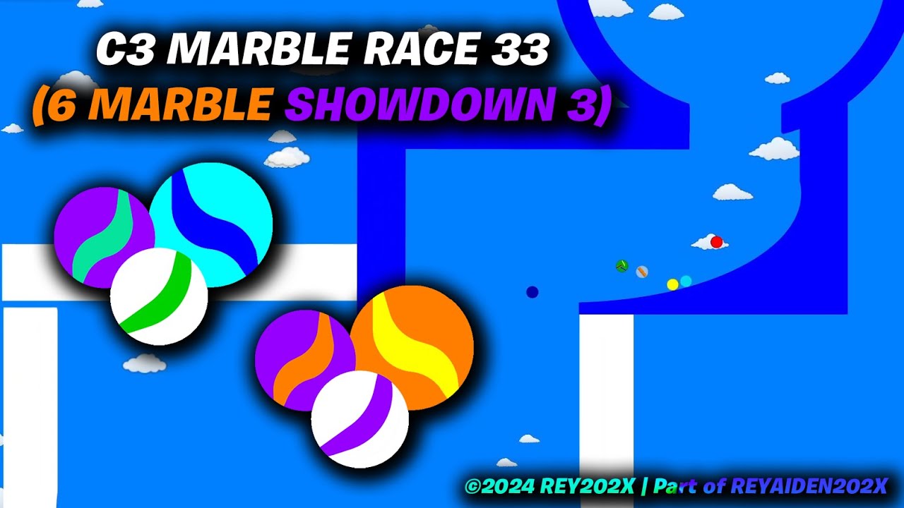 C3 Marble Race 33 (6 Marble Showdown 3) - YouTube