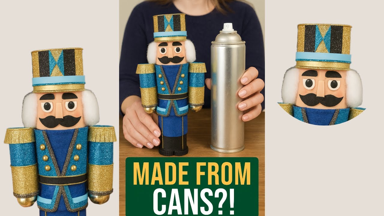 Nobody Believes This Nutcracker Is Made from Cans 😱♻️ | Recycled ...