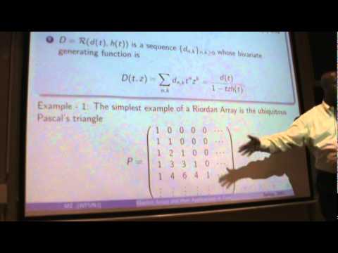 Riordan Arrays and Their Applications in Combinatorics Part 1 - YouTube