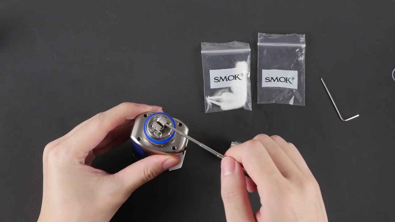 SMOK TFV18 RBA Build & Tutorial - YouTube