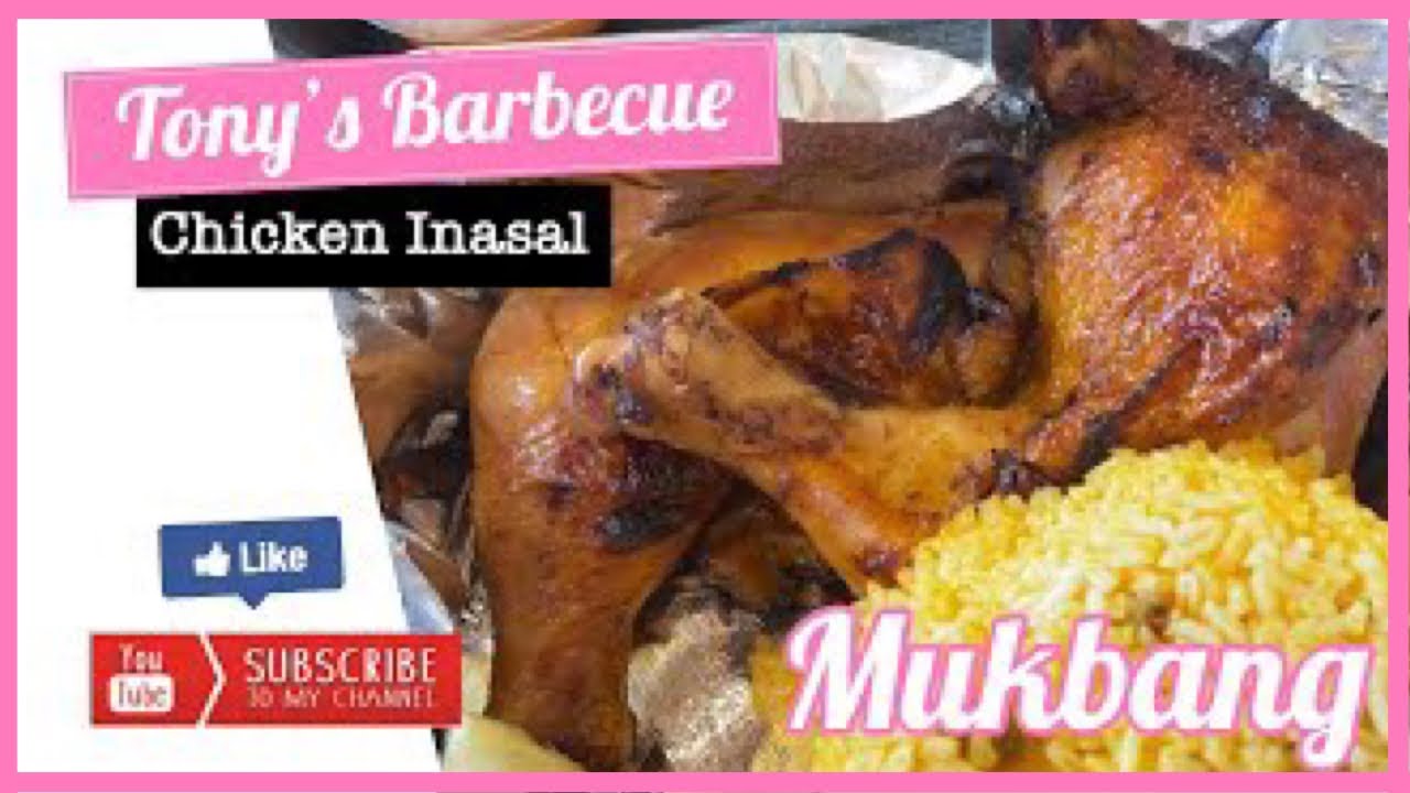 Chicken Inasal Mukbang / Tony’s Barbecue West Covina - YouTube
