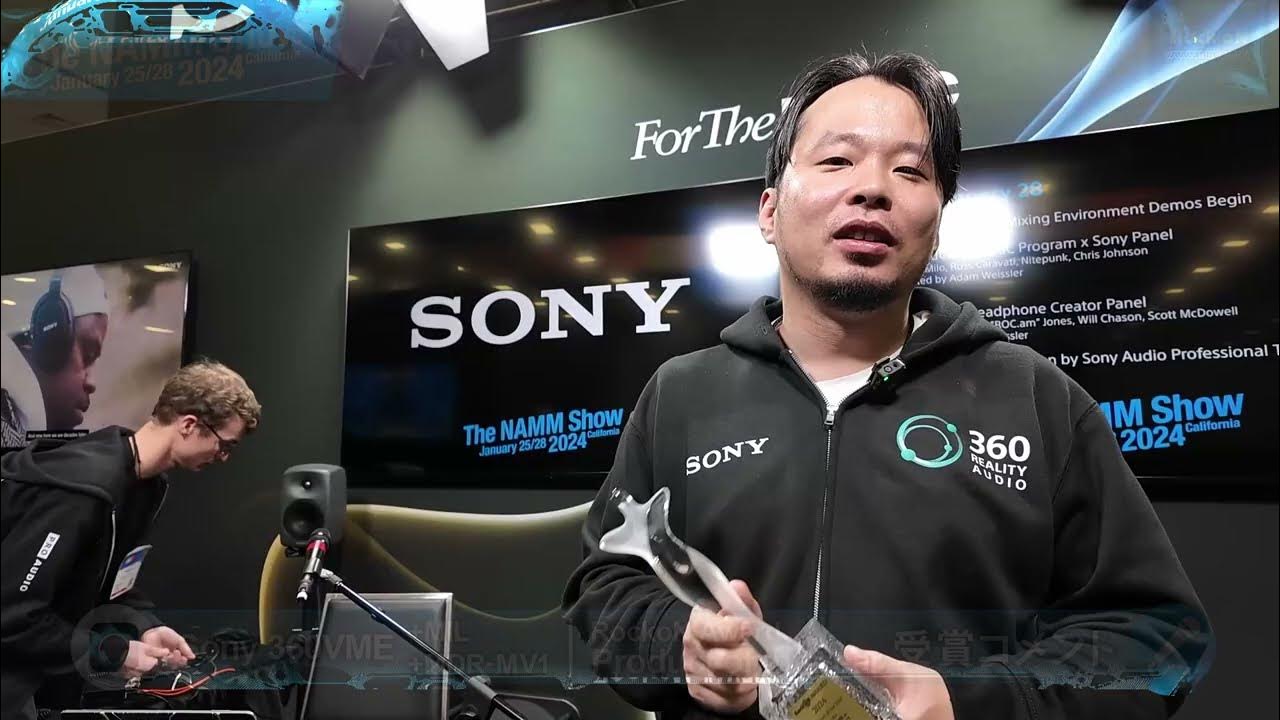 RockoN Report - RockoN Award Product of the Year Sony 360VME + MIL + MDR-MV1 受賞コメント in NAMM2024 ...