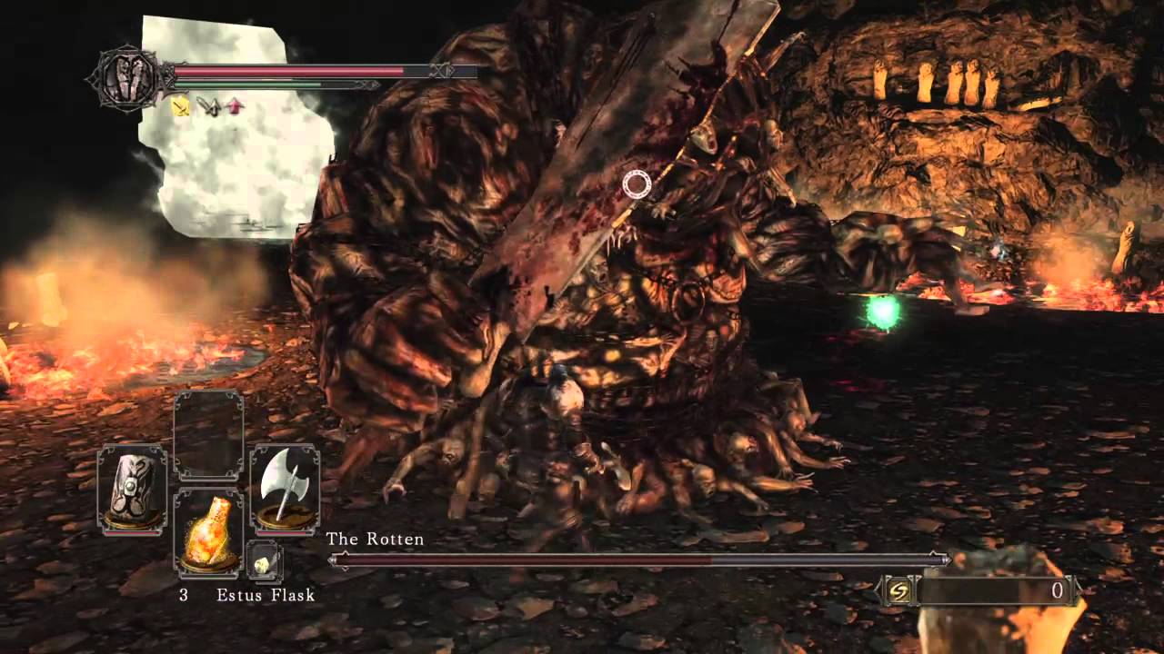 Dark Souls 2 Boss - The Rotten - YouTube