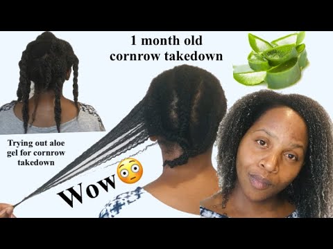 I DIDN’T KNOW IT WAS THIS Easy to Takedown MY 1 Month old Cornrows ...