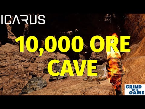 LARGEST Cave in Icarus Discovered - 10,000 Ore