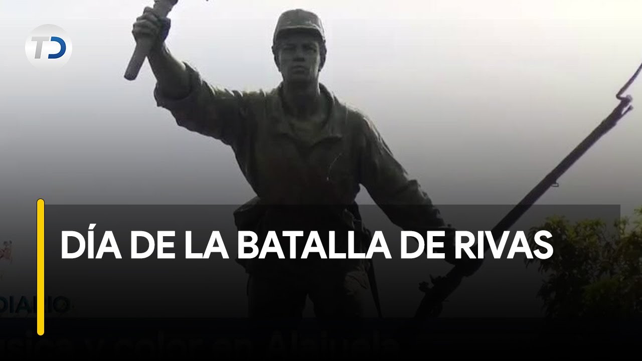 Así celebran el Día de la Batalla de Rivas en Alajuela - YouTube