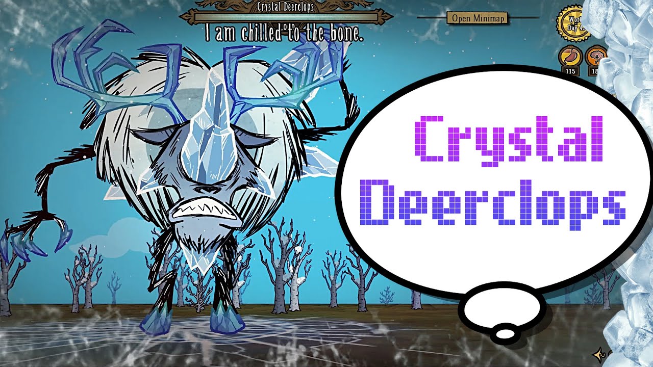 บอสกวางผลึกแก้ว (Crystal Deerclops) Boss Fight Solo, No Hit [Don't ...