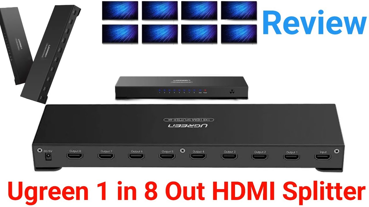Review Ugreen HDMI Splitter 1 in 8 out - YouTube
