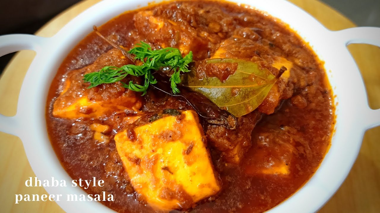 Dhaba Style Paneer Masala Recipe || restaurant style paneer masala by ...