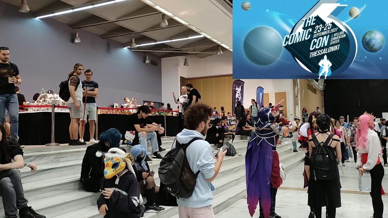 The Comic Con Thessaloniki, Greece 23-09-2022 - YouTube