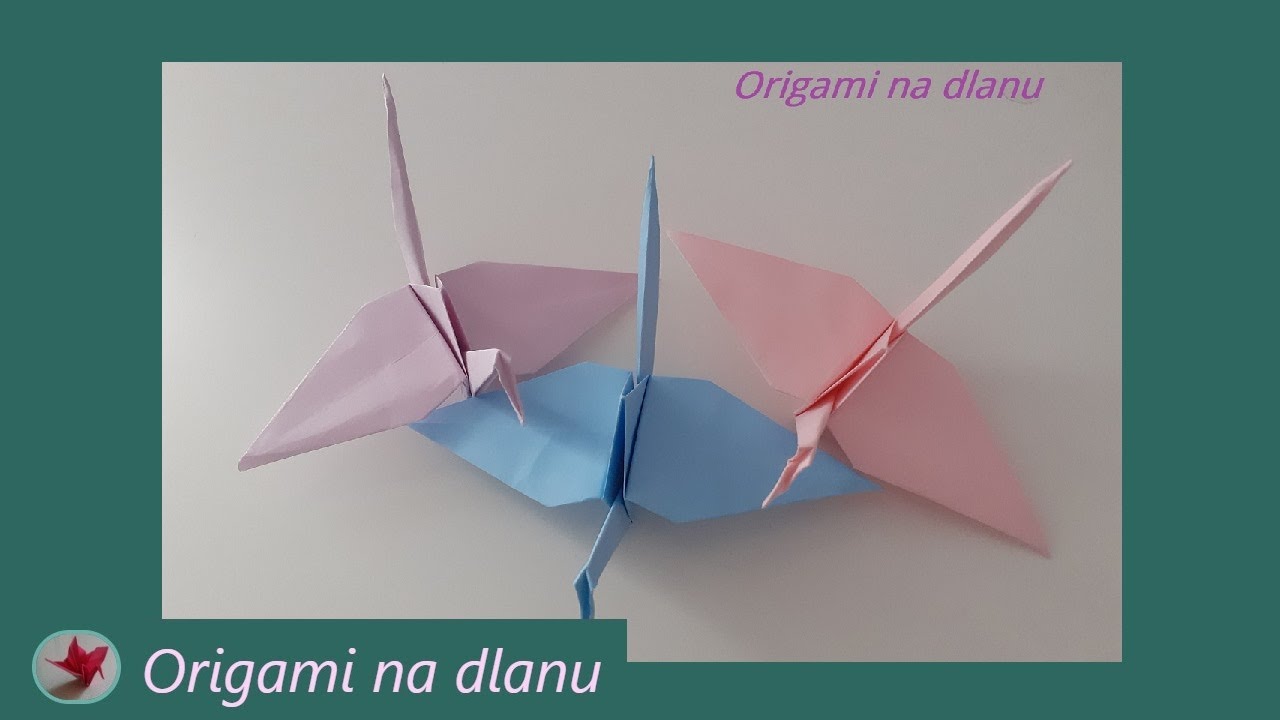 Origami Ždral - YouTube