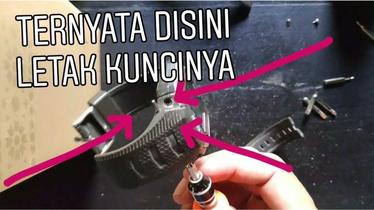 tutorial cara menggenti kalep / tali jam tangan eiger original - YouTube