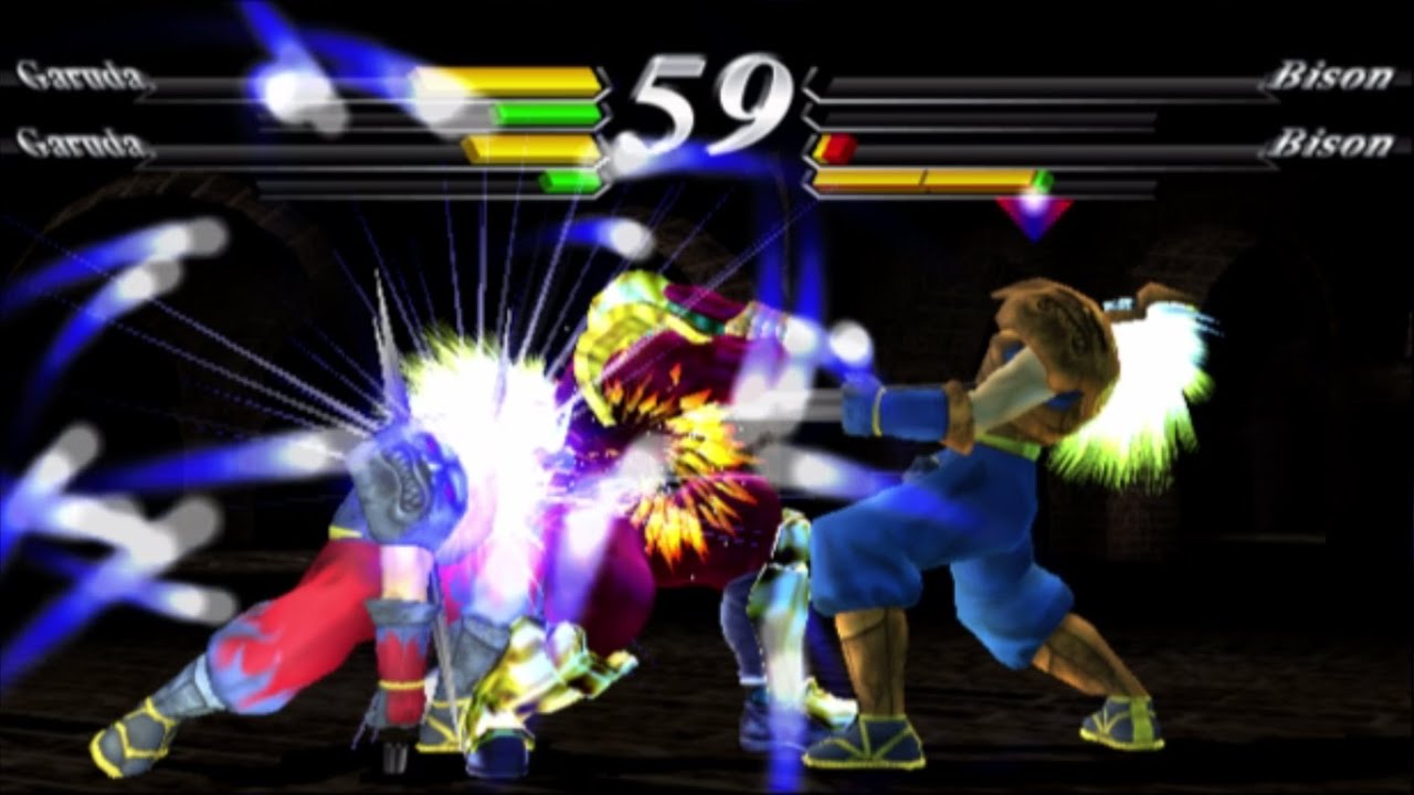 SECRET BOSS BATTLE Street Fighter EX3 VS Bison II & Shin Bison ...