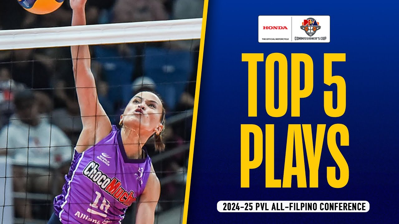 TOP 5 PLAYS | 2024-25 PVL ALL-FILIPINO CONFERENCE | MARCH 1, 2025 - YouTube