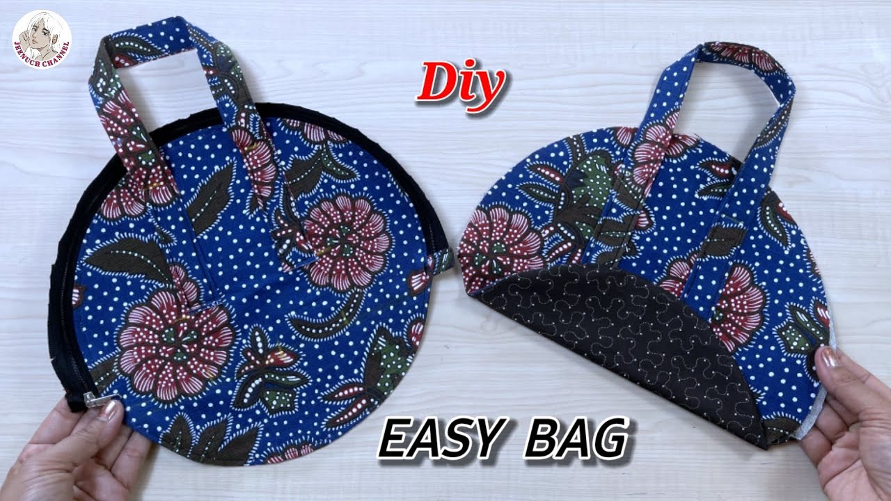 How To Make Pouch With Zipper Simple Bag From Circle Pattern Sewing Cloth Bag YouTube how-to-make-pouch-with-zipper-simple-bag-from-circle-pattern-sewing-cloth-bag-youtube
