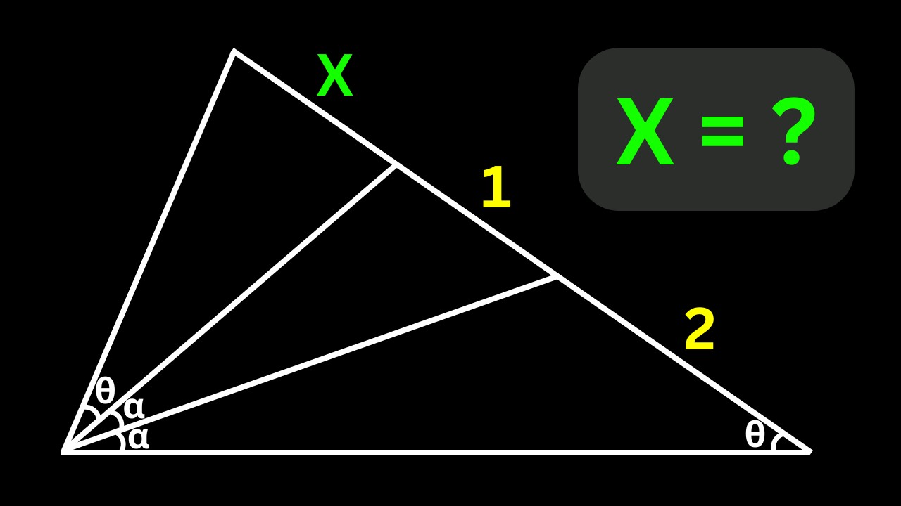 You Should Try This Amazing Geometry Problem - YouTube