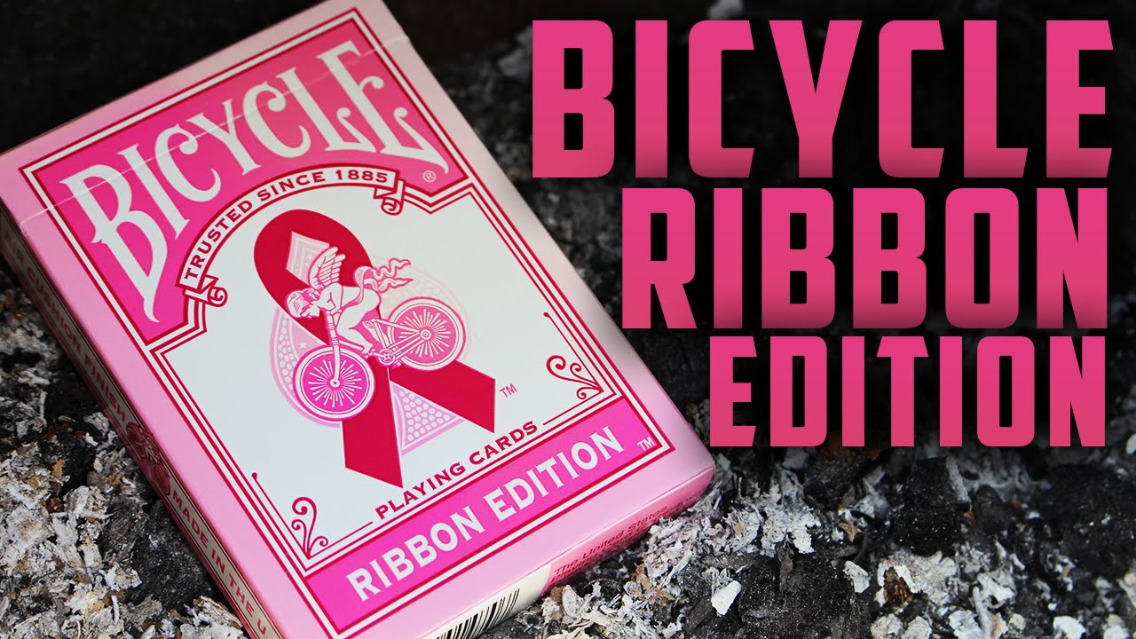 Deck Review - Bicycle Ribbon Edition Playing Cards [HD] - YouTube