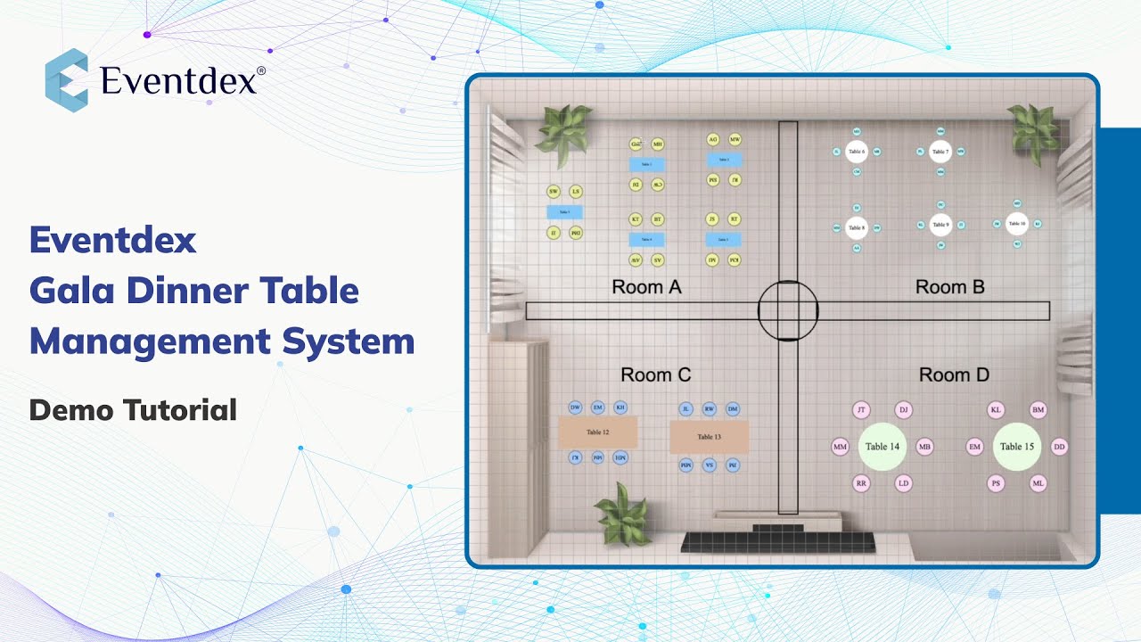 Eventdex - Gala Dinner Table Management Software - YouTube