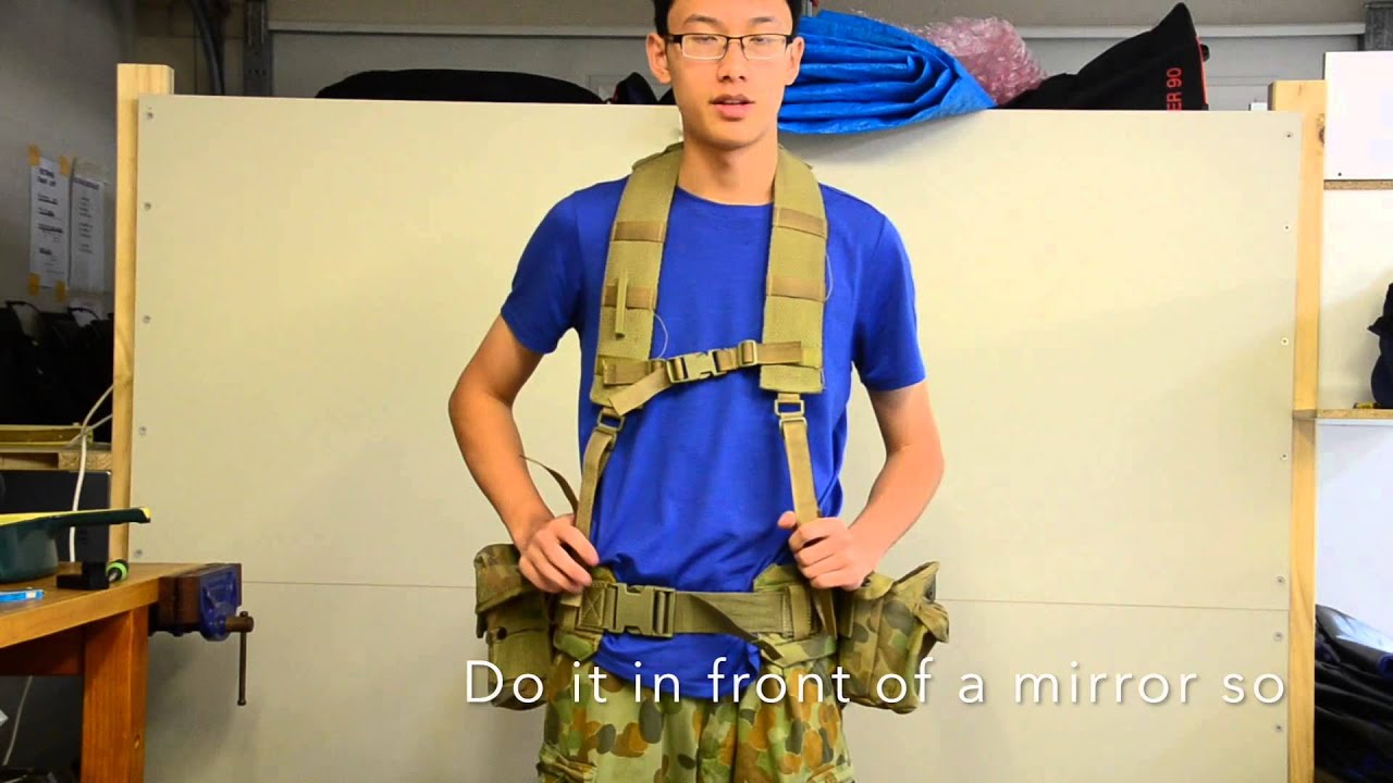 How to assemble ur webbing - YouTube