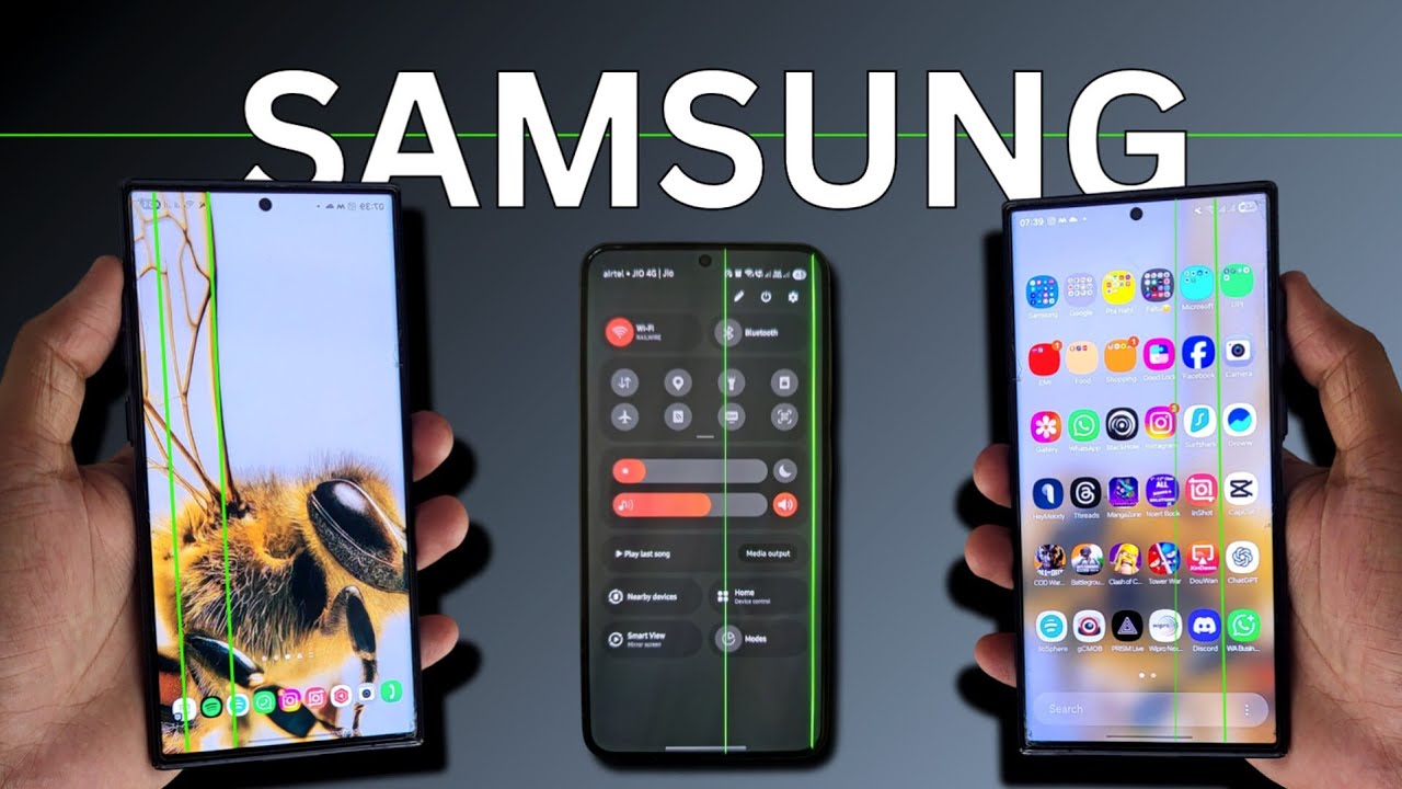 One UI 7.0 - Green Line Issues 😢 - YouTube