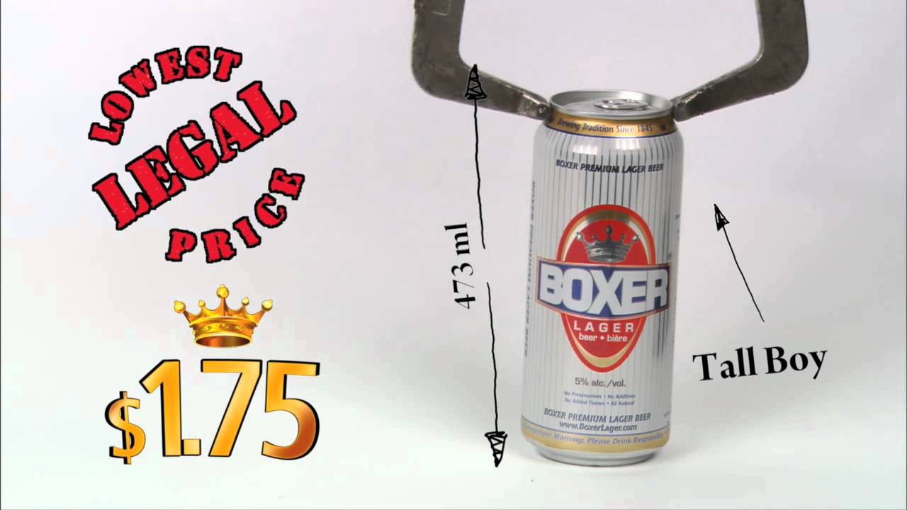 Boxer Lager Beer - Ontario Helicopter Tall Boy LCBO Ontario - YouTube